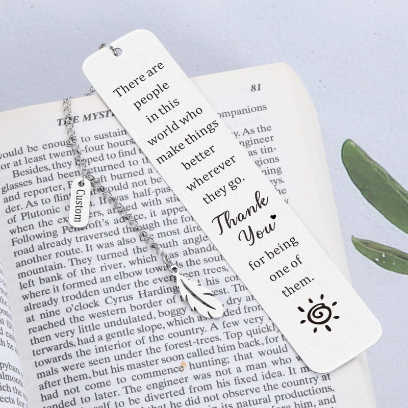 Thank You Bookmark - Etsy