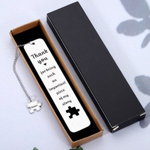 Custom Teacher Bookmark Gifts Personalized Name Bookmark Thank You ...