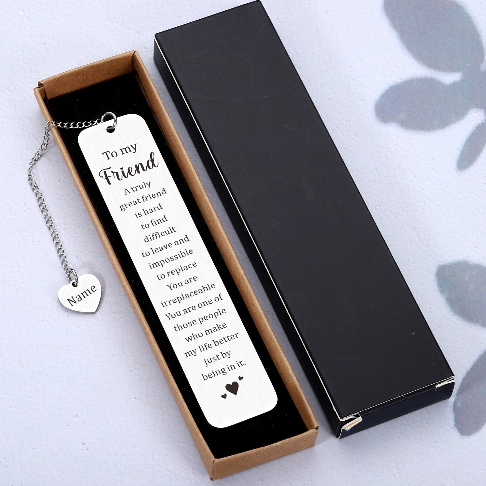 Custom Name Friend Bookmark Gifts for Best Friend Personalized ...