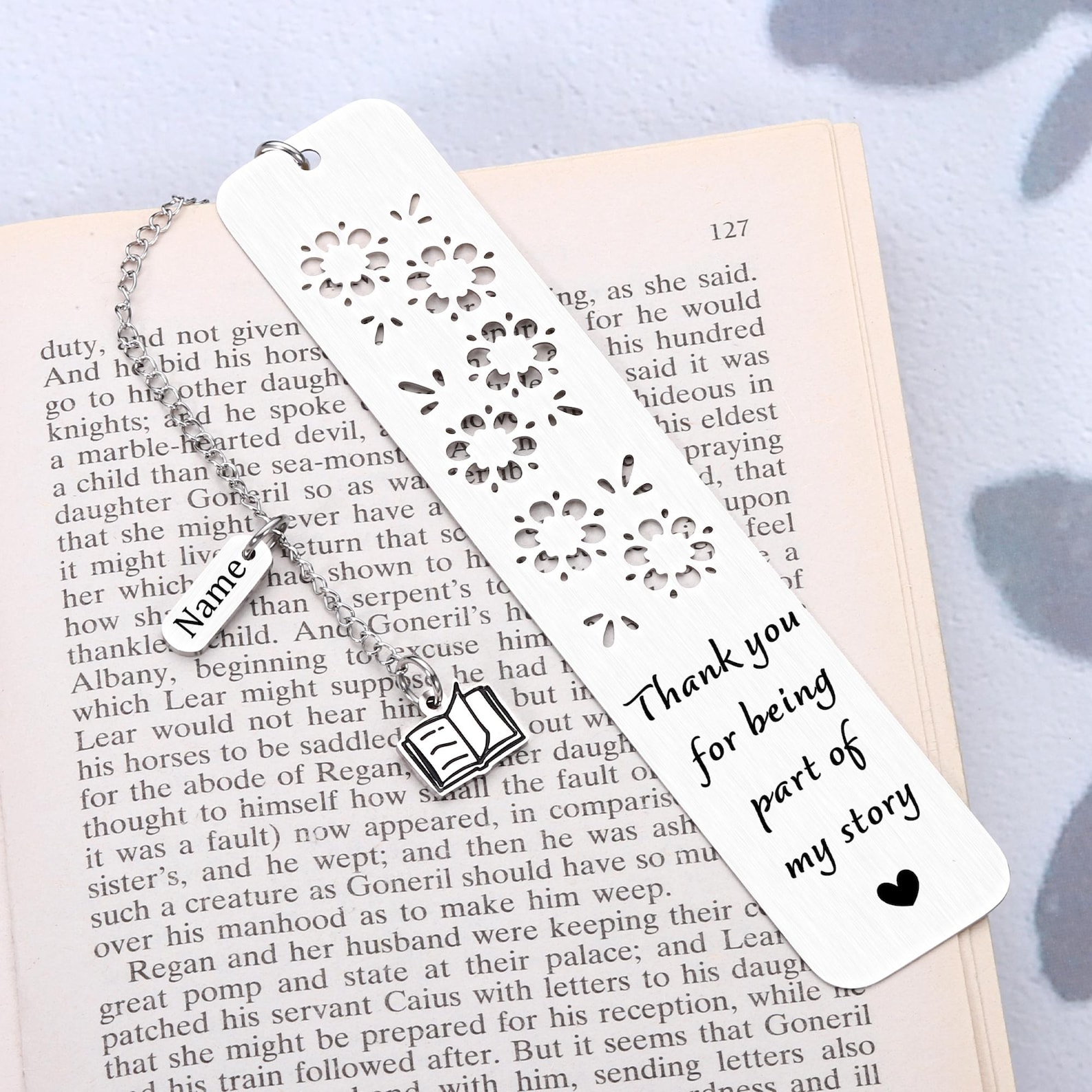 Custom Teacher Bookmark Gifts Personalized Name Bookmark Thank You ...