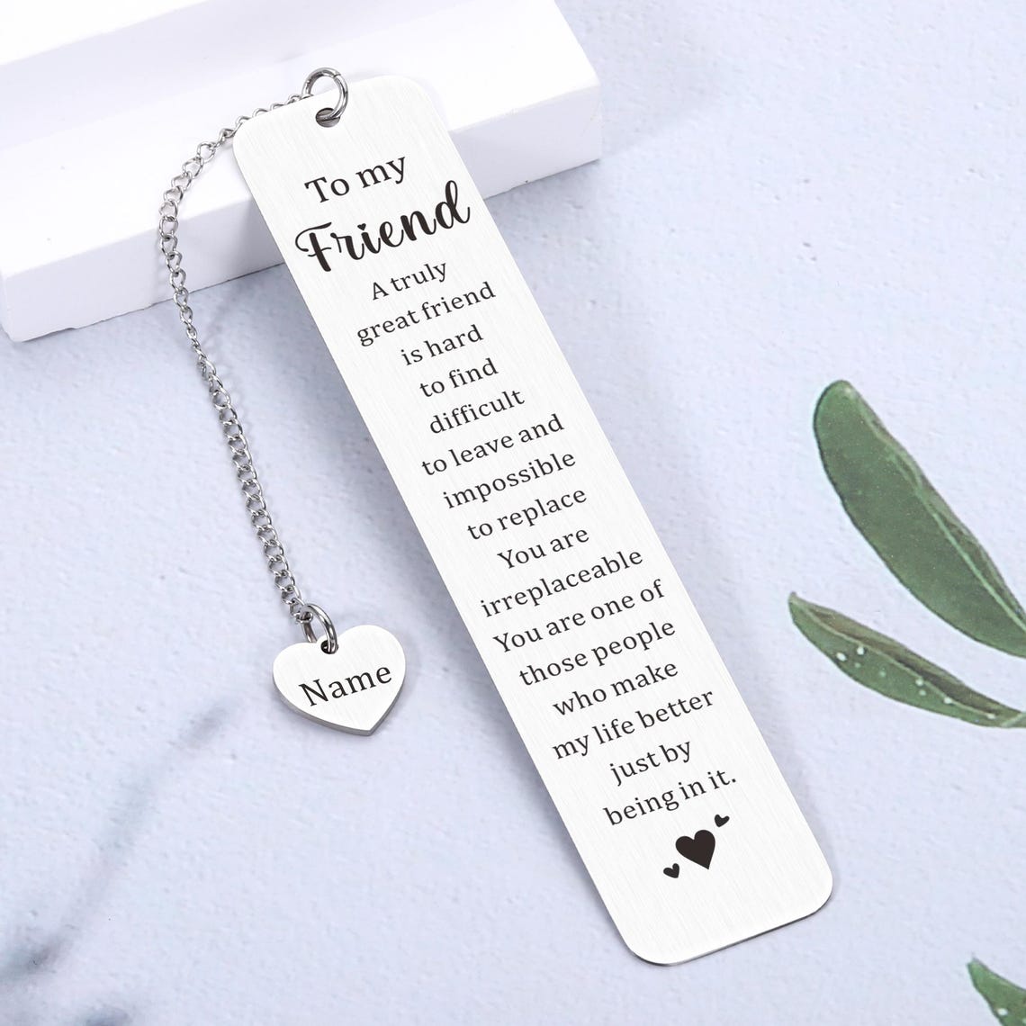 Custom Name Friend Bookmark Gifts for Best Friend Personalized ...
