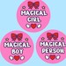 Customizable Magical Girl Button - Etsy