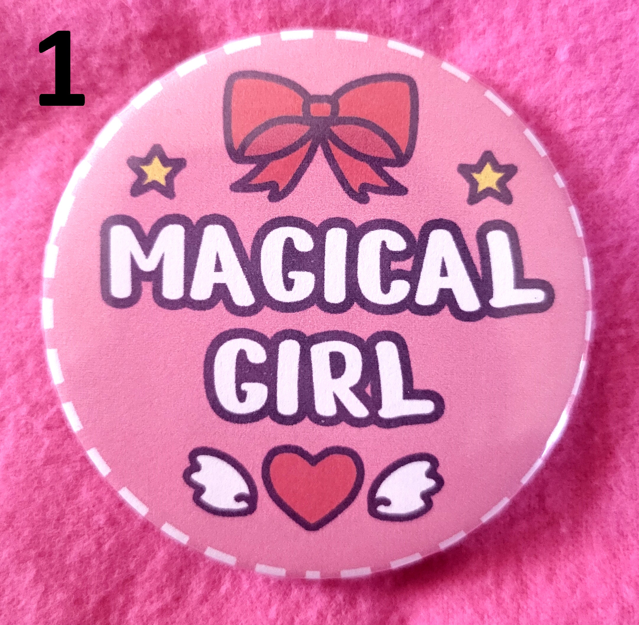 Prototype Magical Girl Buttons - Etsy