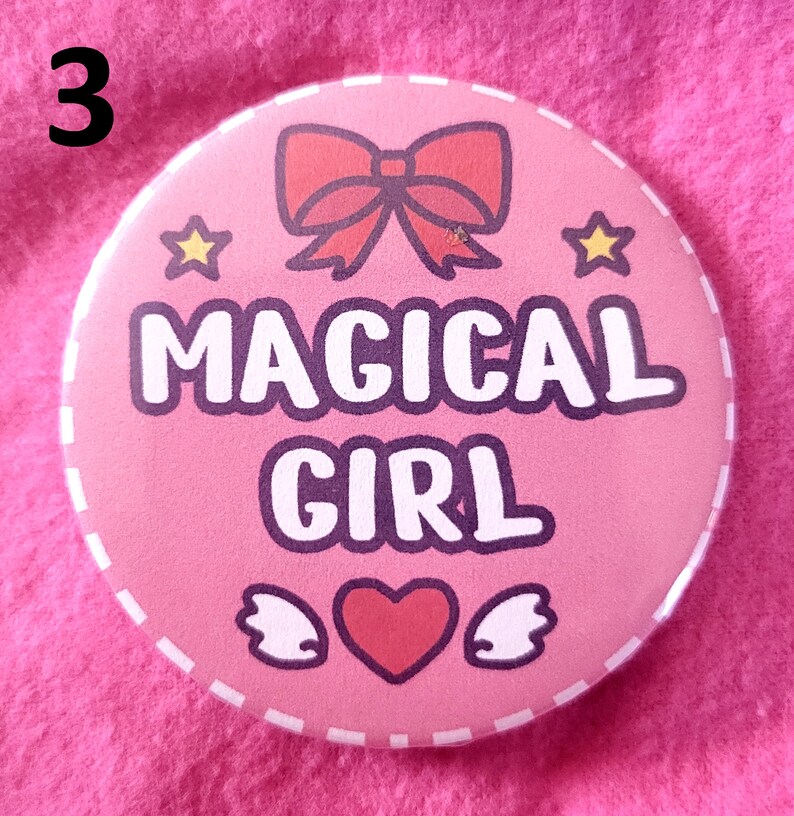 Prototype Magical Girl Buttons - Etsy