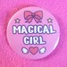 Customizable Magical Girl Button - Etsy