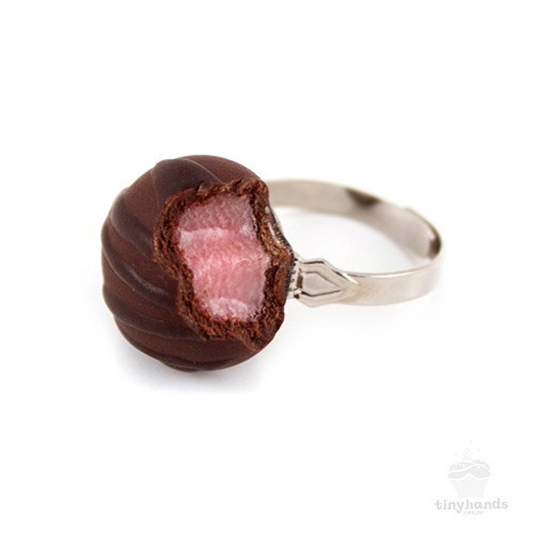 Scented Chocolate Ring, Truffle Ring, Gift for Foodie, Birthday Gift ...