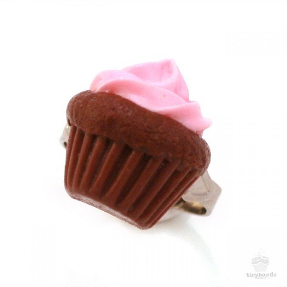Food Jewelry Scented Strawberry Chocolate Cupcake Ring With - Etsy