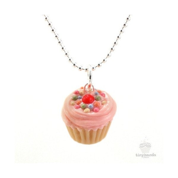 Cupcake Necklace - Etsy