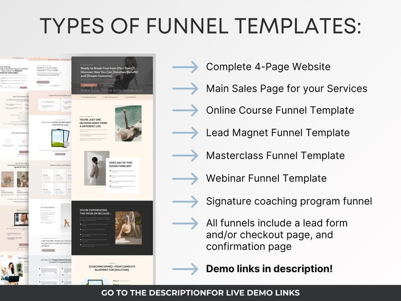 Gohighlevel Coaching Template Bundle: Website, Funnels, Social Media - Etsy