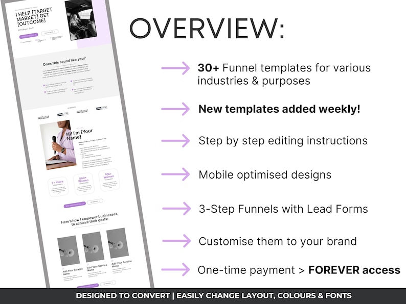 Systeme.io Funnel Templates, Lifetime Access to 34+ Website Templates ...