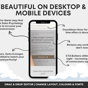 Virtual Assistant Sales Funnel Bundle for VA Sales Page Template Pack ...
