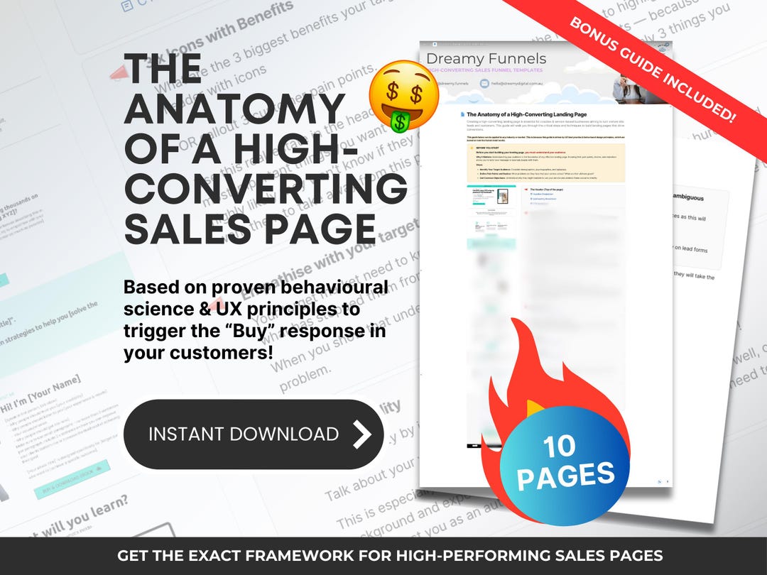 High Converting Sales Page Framework, How to Build a Landing Page Tutorial, Website Sales Page ...