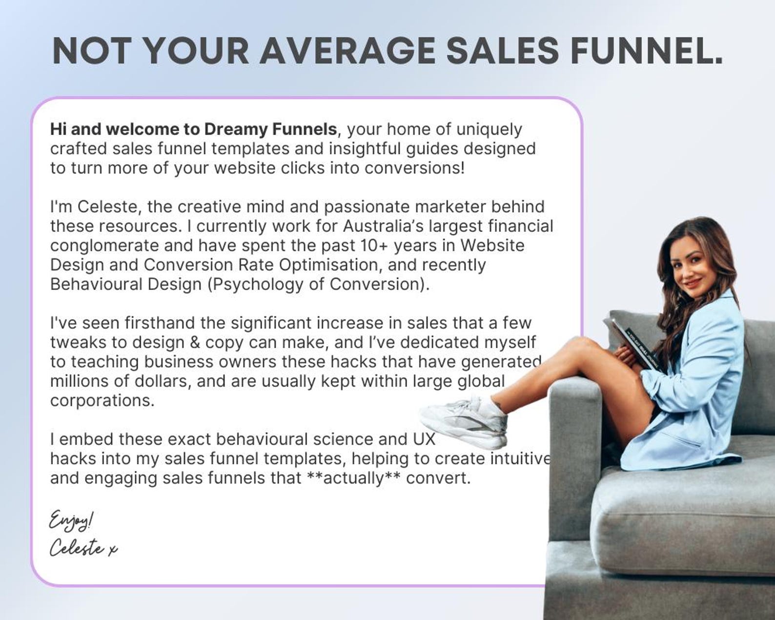 Systeme.io Newsletter Sales Page Template Lead Magnet Funnel Opt in ...