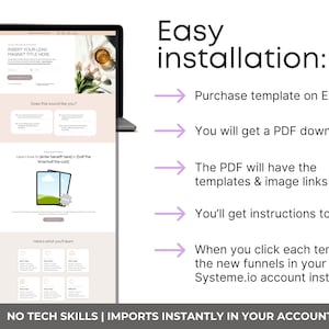 Lead Magnet Funnel for Systeme.io, Opt in Page Template, Website for ...