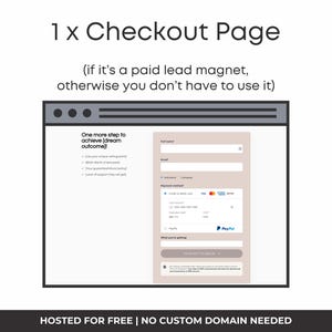 Lead Magnet Funnel for Systeme.io, Opt in Page Template, Website for ...