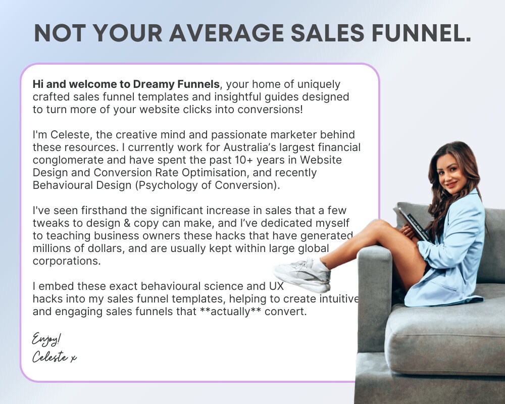 Systeme.io Opt in Funnel Template Landing Page, Squeeze Page Template ...