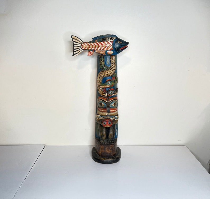 Native American Wooden Hand Carved Sculpture by Jimmy-john Nootka ...