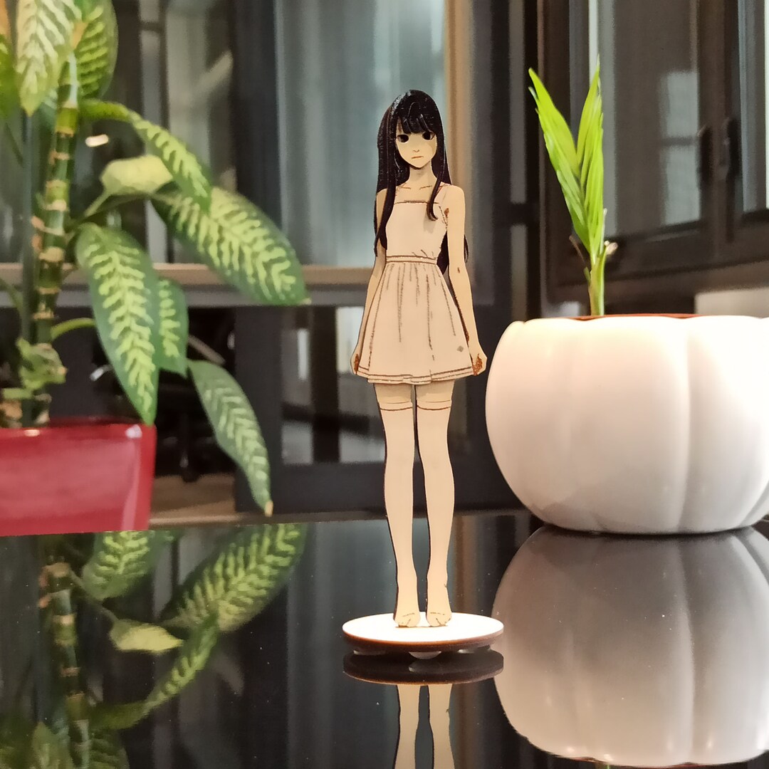 DIY 2.5D Anime Doll Wooden Standee Monochrome Manga Character ...