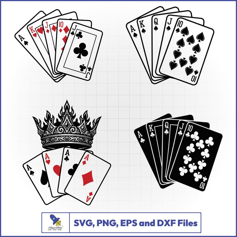 Four Aces Playing Cards - Etsy