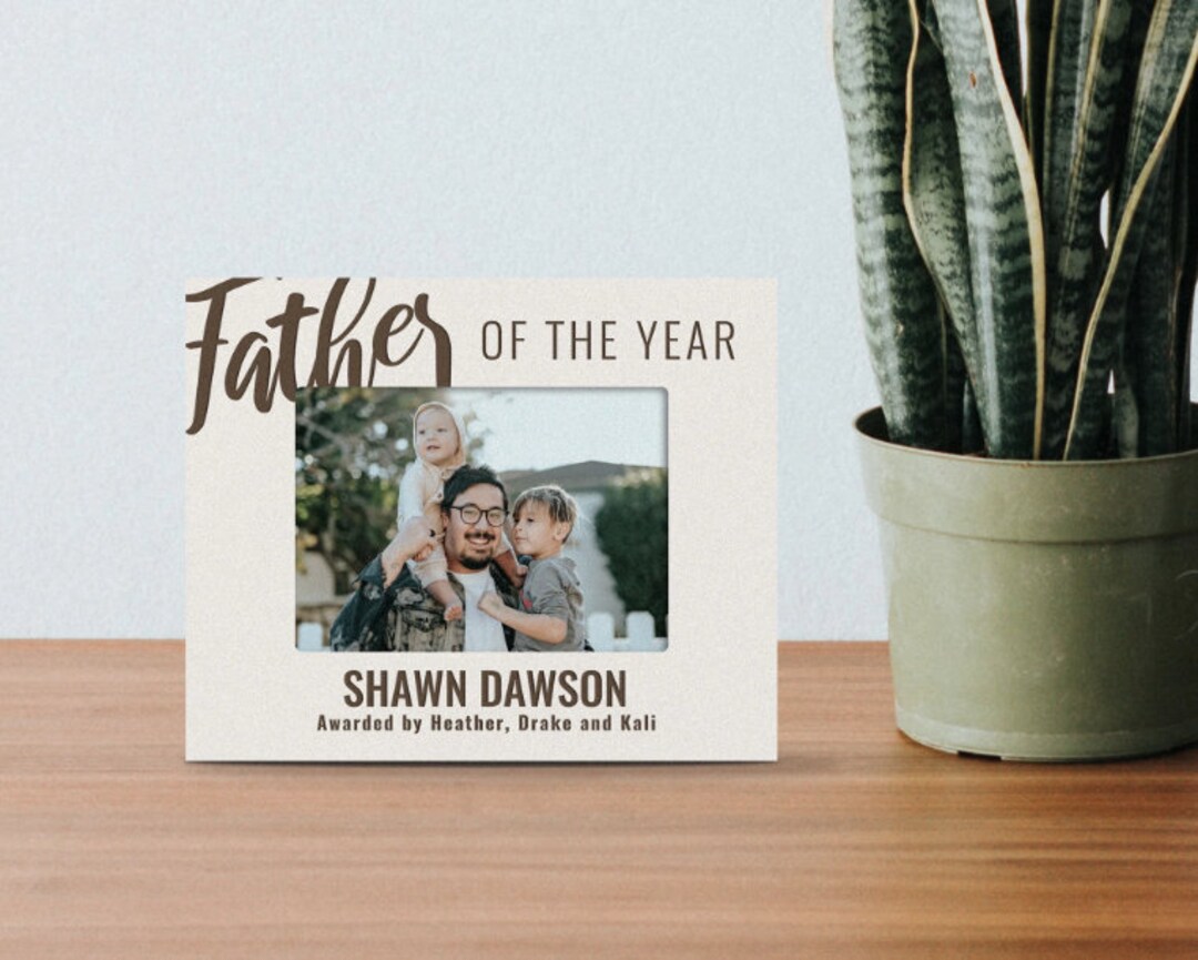 Personalized Father's Day Photo Frame | Custom Photo Frame for Dad ...