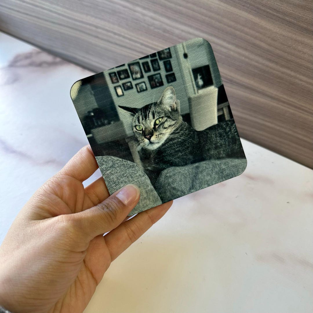 Personalized Photo Coasters: Custom Sublimated Drink Coasters - Etsy