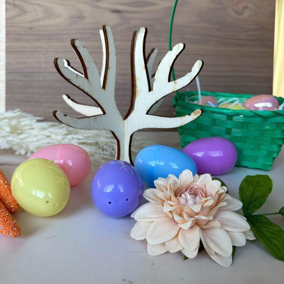 3D Wooden Easter Tree: Ornament Display, Table Decoration - Etsy