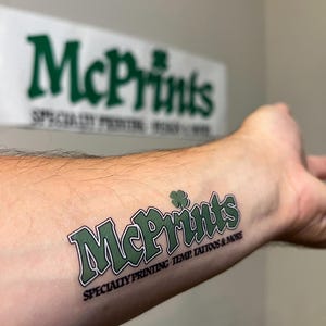 Custom Handwriting Temporary Tattoos - Personalized Signature Hand ...