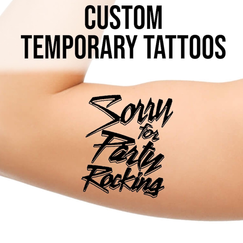 Temp Word Tattoo - Etsy