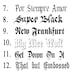 Custom Old English Words Names Letters Temporary Tattoos - Personalized ...
