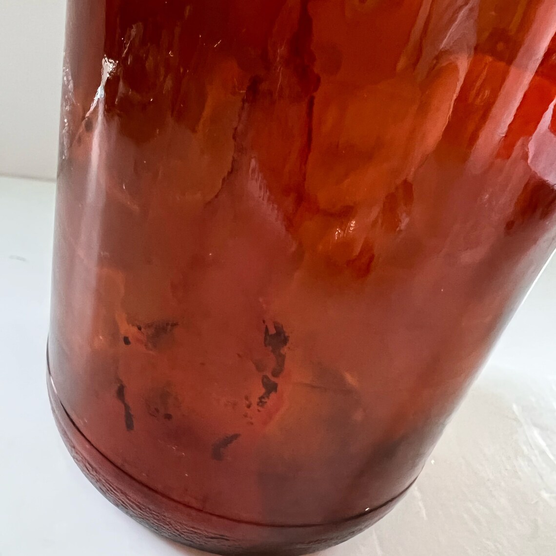Amber Glass Javex Bleach Bottle Jug 64 Oz Trade Mark Bottom - Etsy