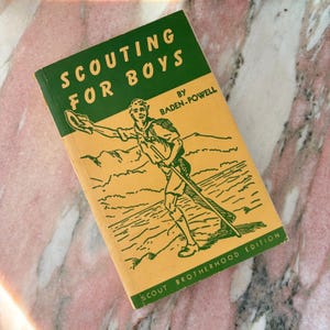 Scouting for Boys Book Handbook Scout Brotherhood Edition by Baden ...