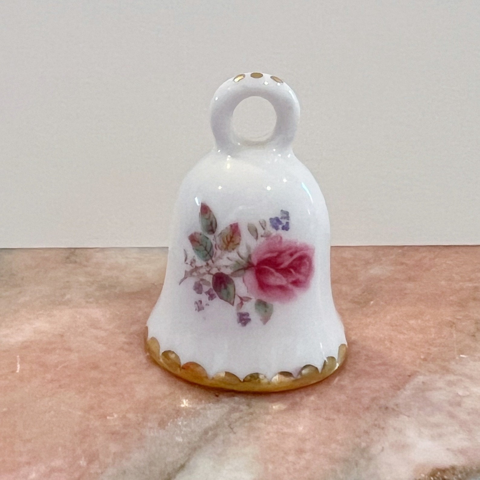 Coalport Bell Shaped Floral Thimble Bone China England Vintage ...