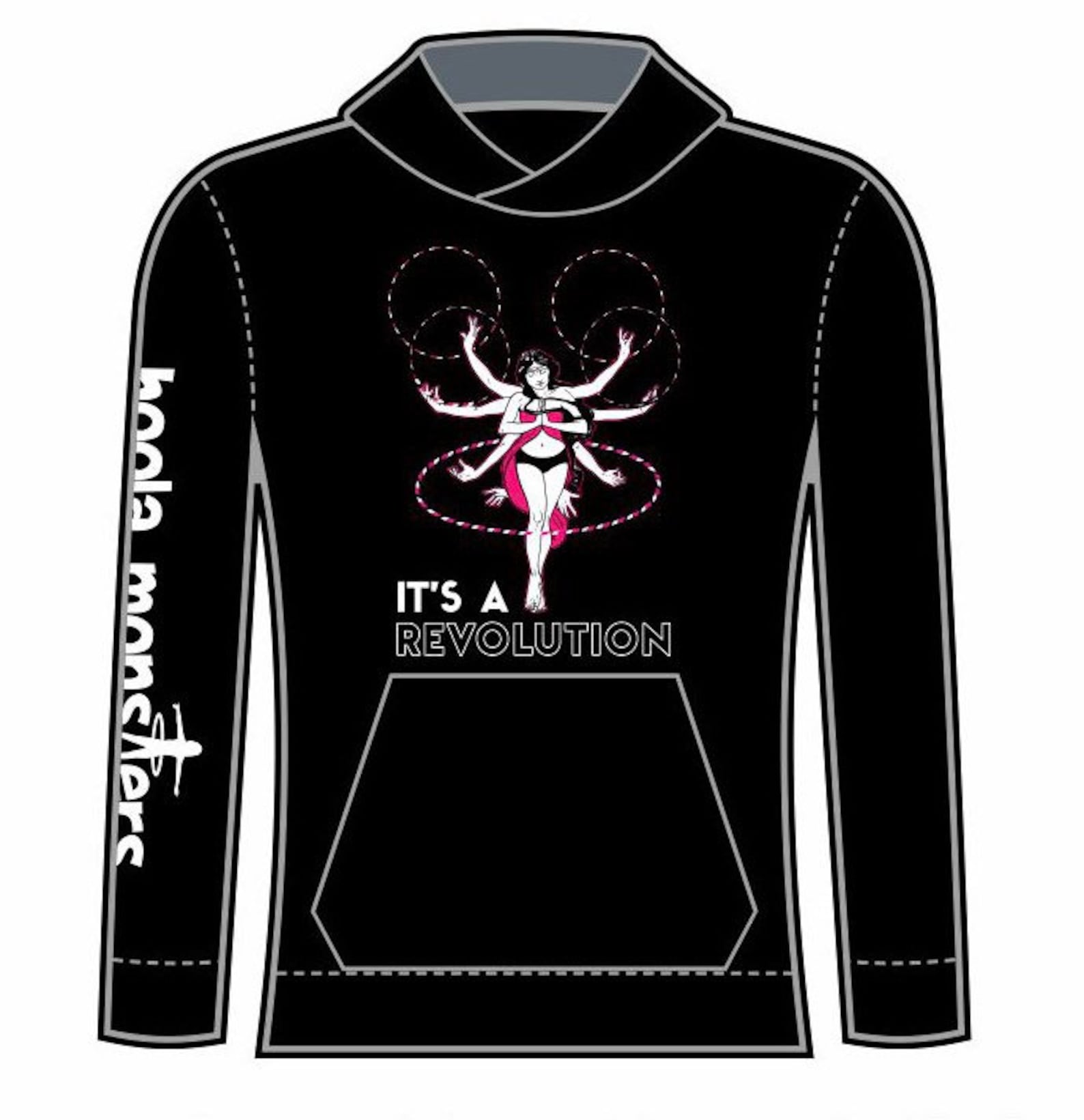 Hula Hooper Hoodie // Its A Revolution Hooper Sweatshirt - Etsy