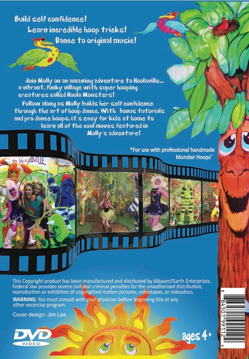 Kids Hula Hooping DVD // Molly and the Hoola Monsters DVD // Hoop ...