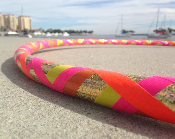 Beginner Hula Hoop // Sunshine Sparkle Dance Hoop // Handmade Fitness ...