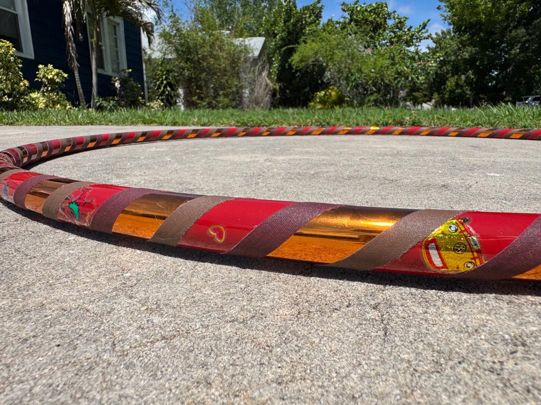 Beginner Hula Hoop // Ready to Ship Hippie Vibes Hoop // Handmade ...