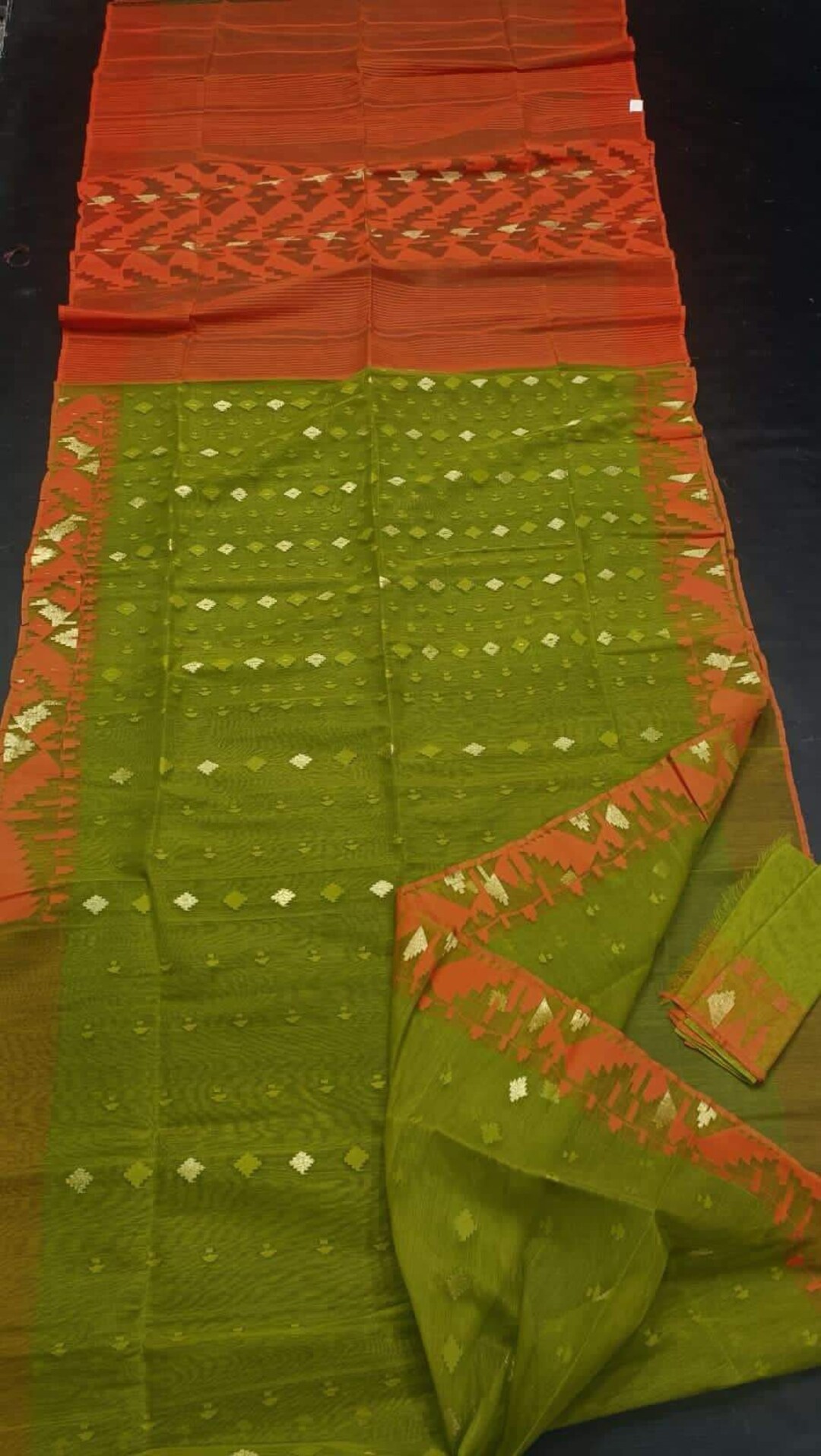 Original Dhakai Jamdani Handloom Half Silk 64 Count Premium Quality ...