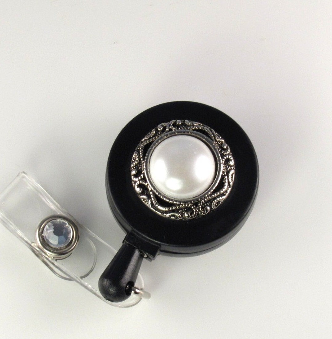 Victorian ID Badge Reel Id Card Holder Retractable Lanyard - Etsy