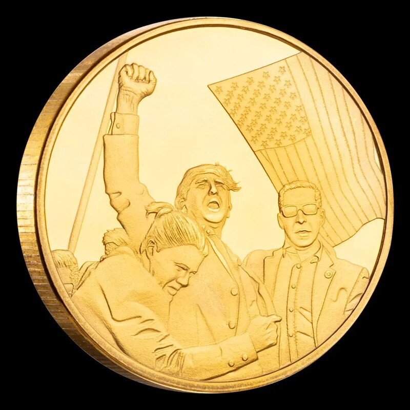 Trump Gold Coin - Etsy