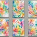20 Reverse Coloring Pages - 'abstract Floral Patterns' Instant Download ...