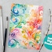 20 Reverse Coloring Pages - 'abstract Floral Patterns' Instant Download ...