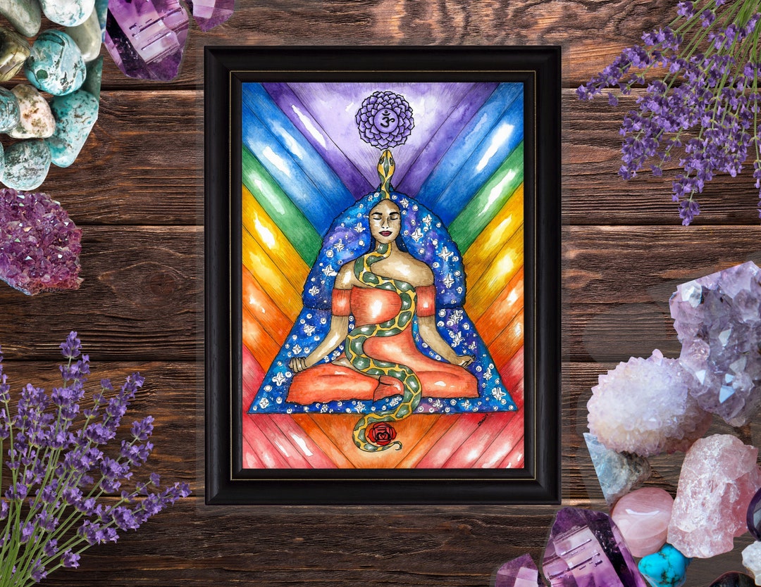 Visionary Art Chakra Art Chakras Art Print Sacred Feminine - Etsy