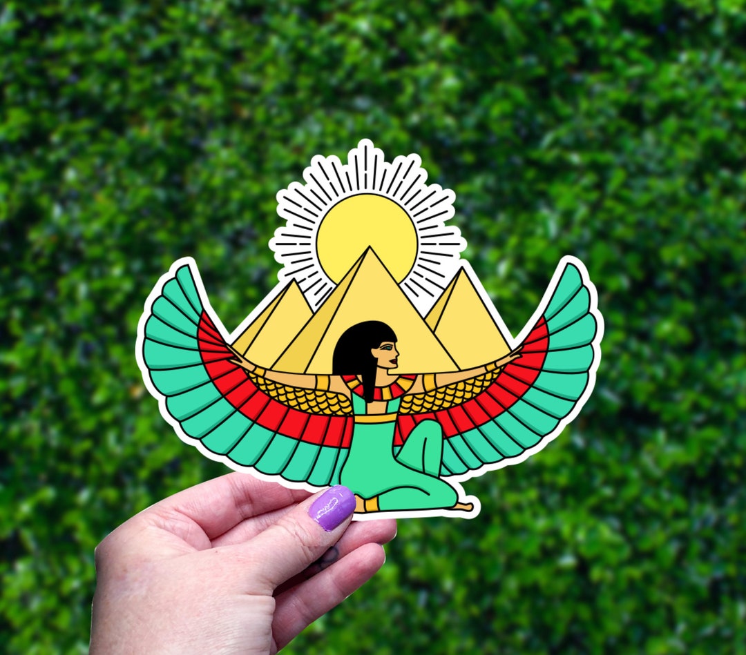 Isis Sticker Die Cut Goddess Isis Art Spiritual Art Egyptian Art Isis ...