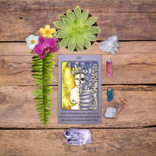 Goddess Art Dark Goddess Lilith Art Print Prayer Card Altar | Etsy