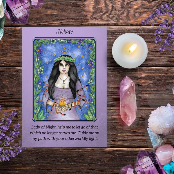 Hecate Hekate Prayer Card - Etsy