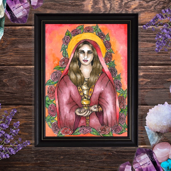 Jesus and Mary Magdalene Painting - Etsy