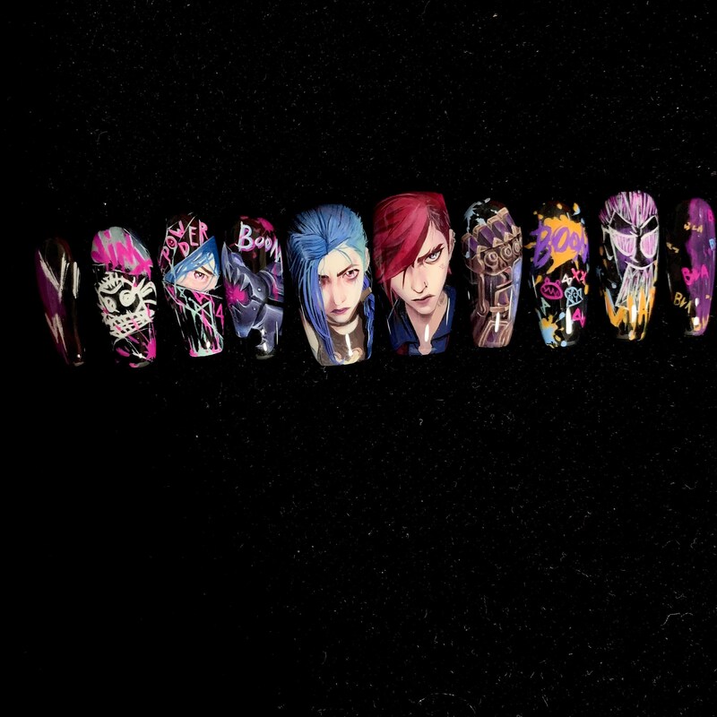 Arcane Jinx Nails Etsy