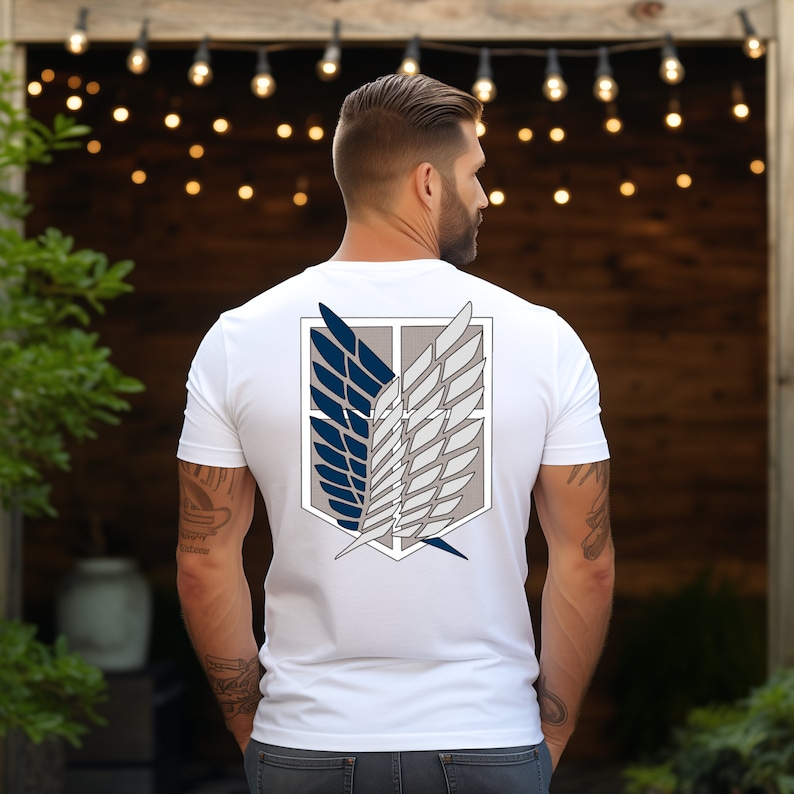 Attack on Titan Survey Corps Shirt, Wings of Liberty Shirt, Eren Yeager ...