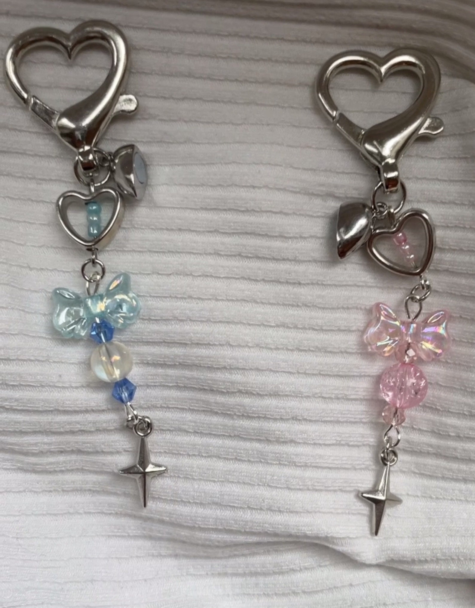 Handmade Matching Keychains With Magnetic Heart - Etsy