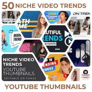 50 Youtube Thumbnail Templates | 100 PNG Transparent Images for Youtube ...